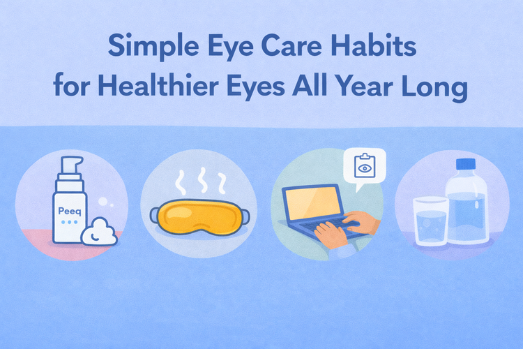 Simple Eye Care Habits for Healthier Eyes All Year Long – Peeq Pro